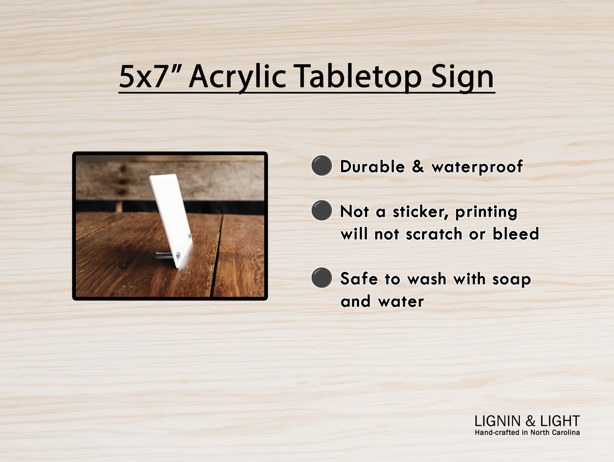 Wifi QR Code 5x7" Acrylic Sign – LIGNIN & LIGHT